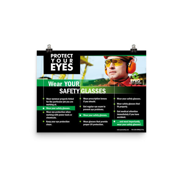 EPRO Eye Protection Poster - EPRO FulFillment Center (GoEPRO.com)